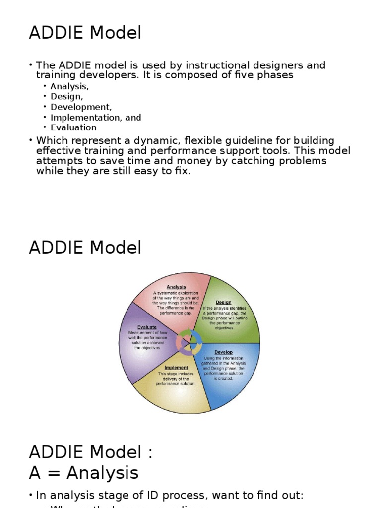 ADDIE Model | PDF