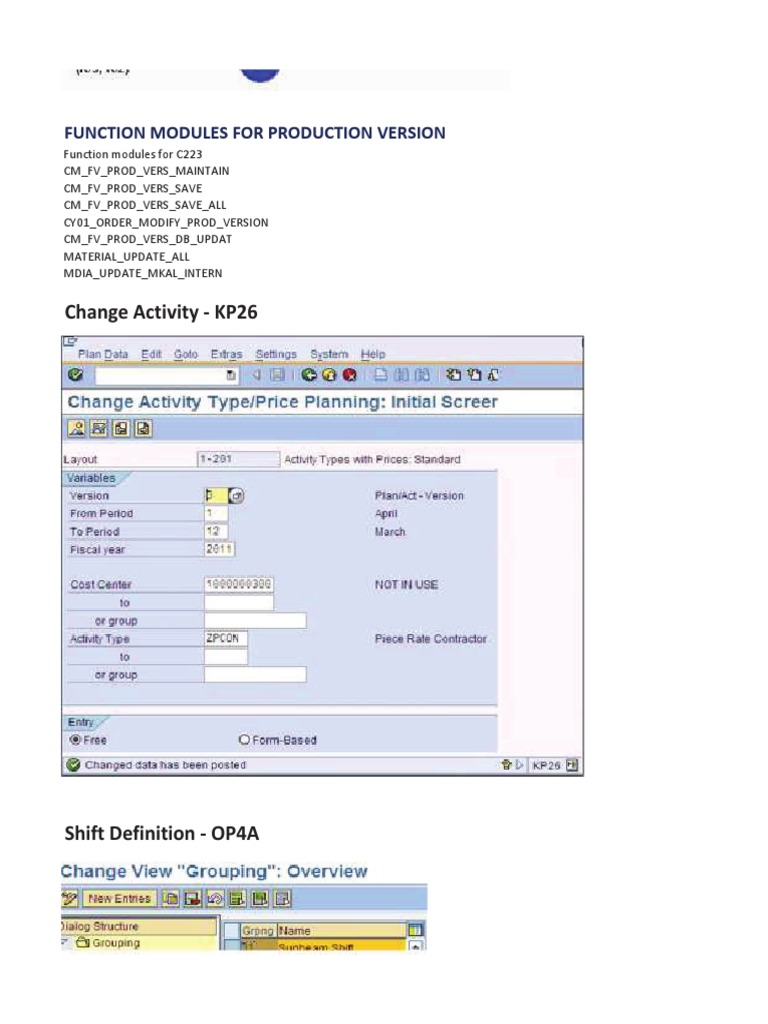 Function Modules For Production Version | PDF