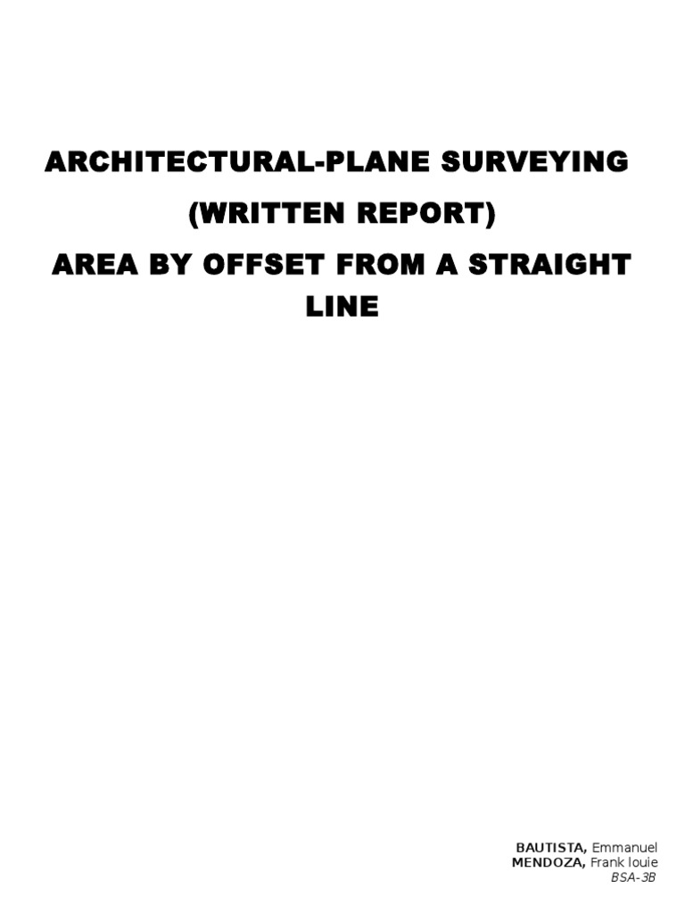 Area Calculation by Offset Methods | PDF