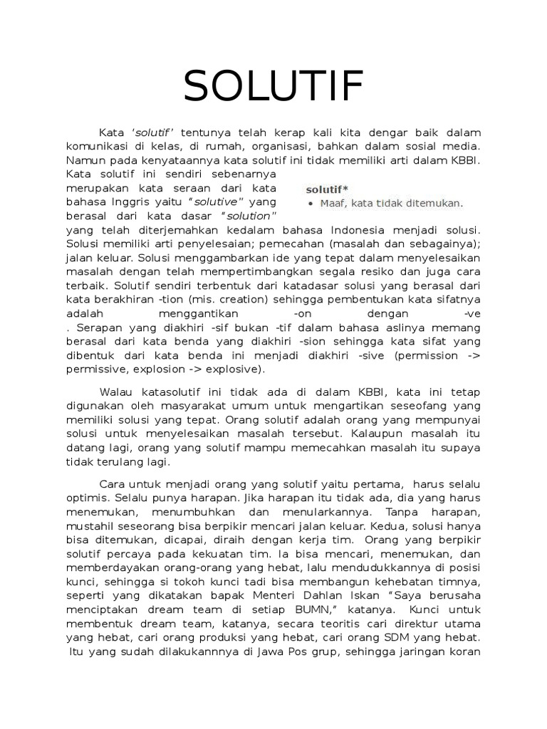 SOLUTIF | PDF