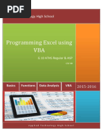 AutomateExcel VBA Cheatsheet | PDF