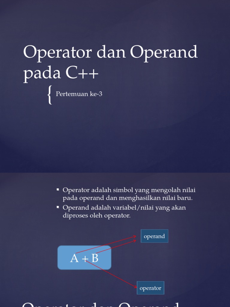 Operator Dan Operand Pada C | PDF