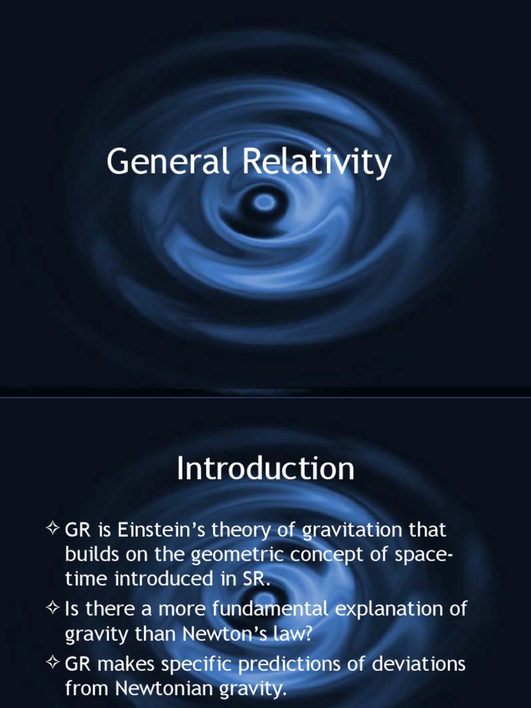 General relativity. | General Relativity | Gravity