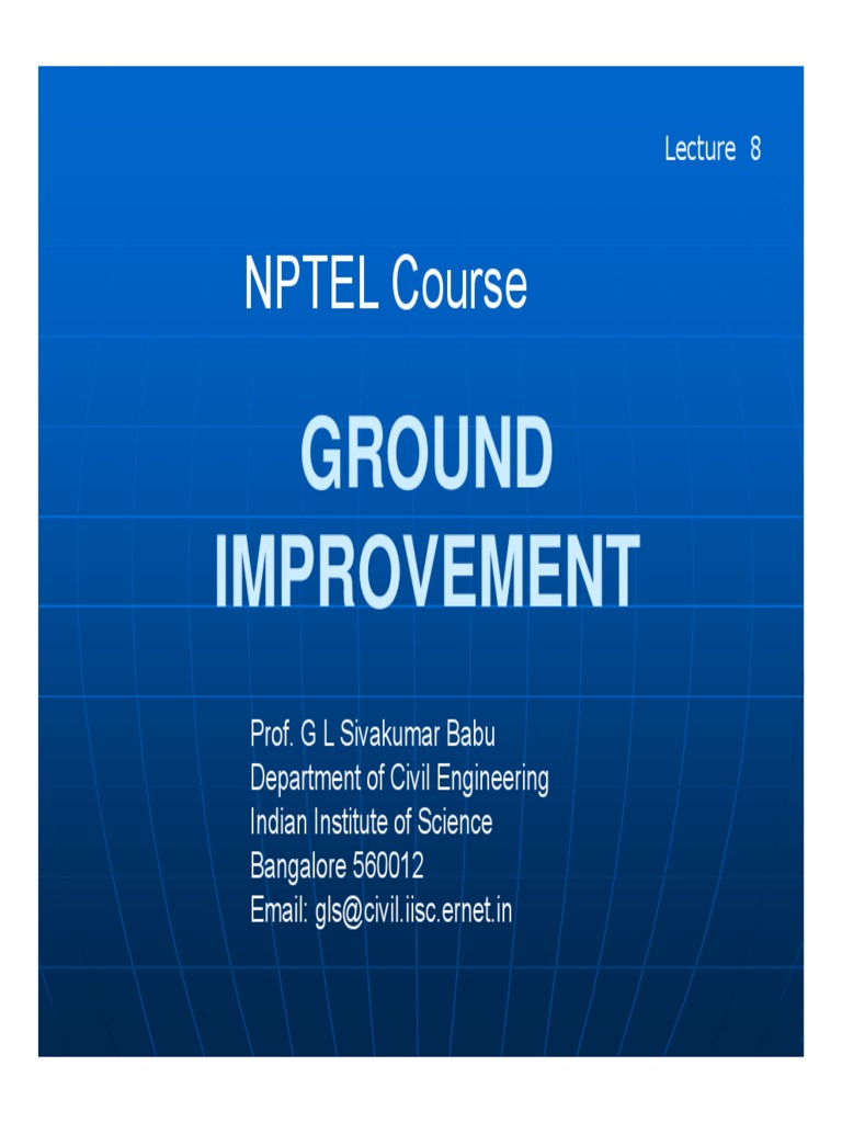 Lecture08 Stone Columns PDF | PDF | Deep Foundation | Soil