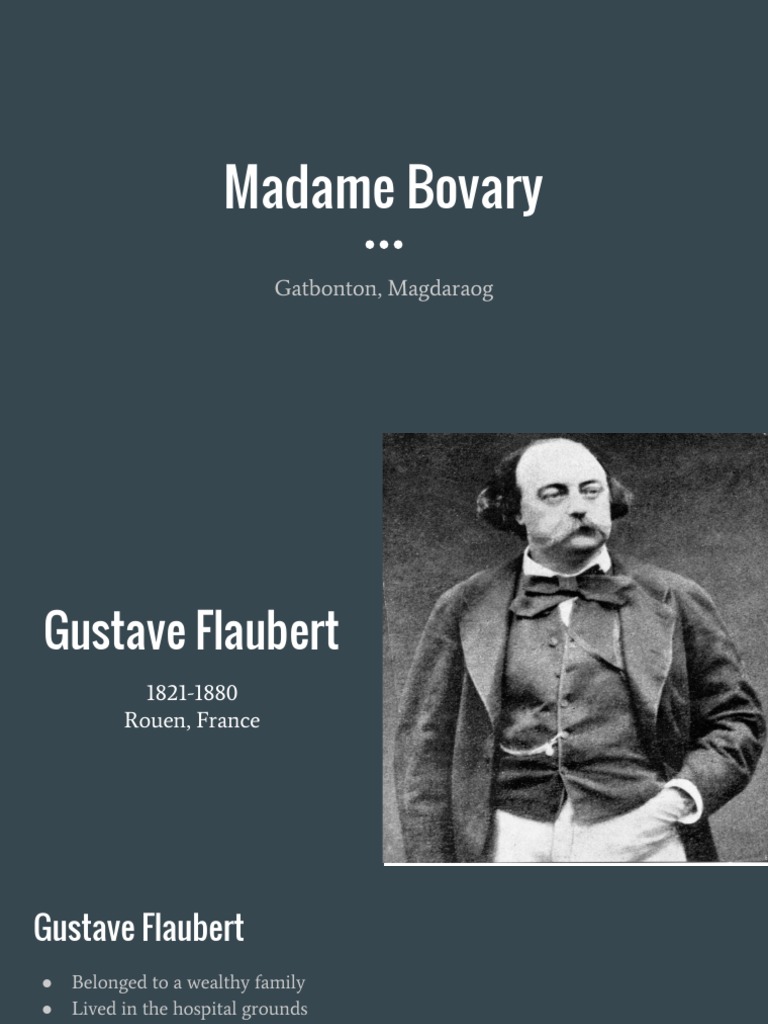 Madame Bovary | PDF | Madame Bovary | Gustave Flaubert