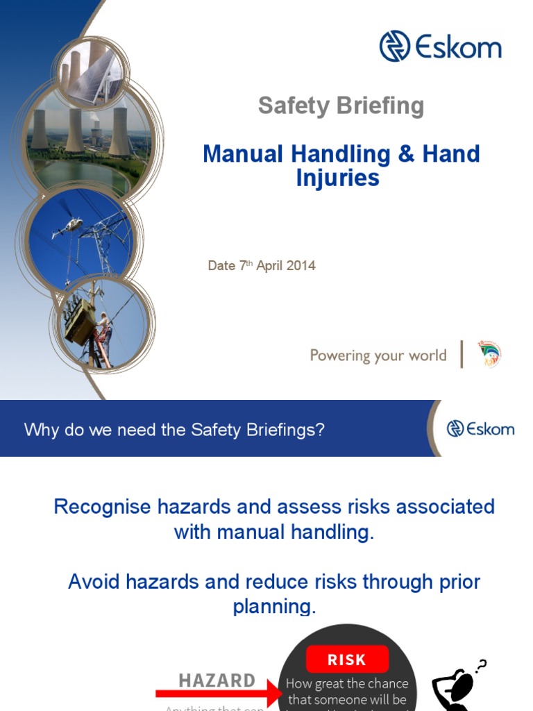 Manual Handling & Hand Safety Guide | PDF | Risk | Disability