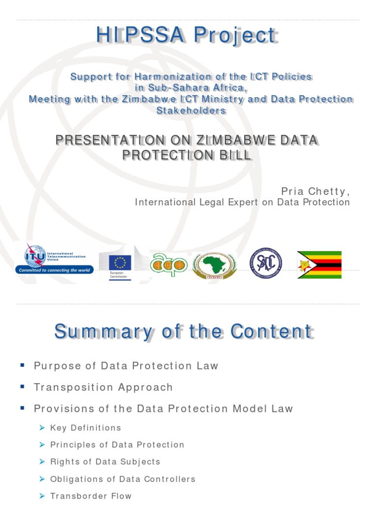 Zimbabwe - Overview of Data Protection Bill - Zimbabwe July 2013 ...