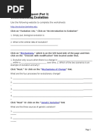 PHET Natural Selection Rabbit Lab Guide | PDF | Tooth | Rabbit