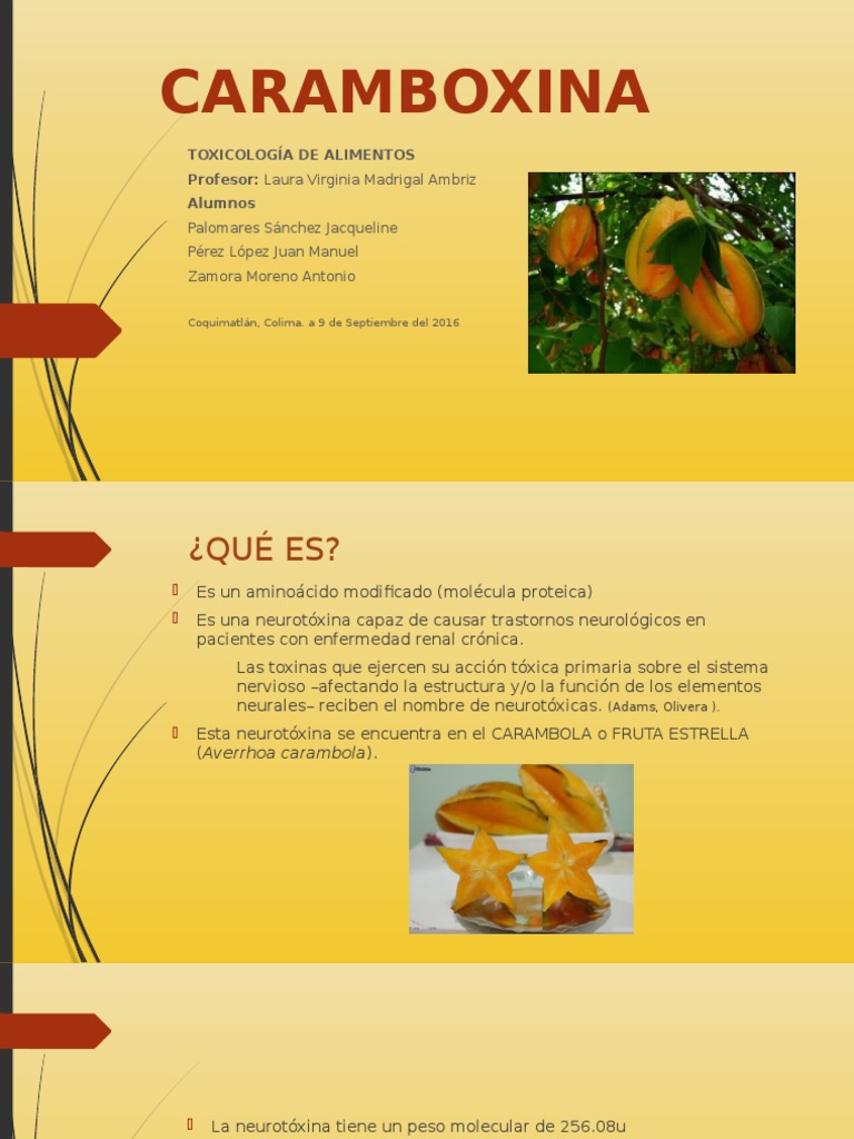 Caramboxina | PDF | Ácido gamma-aminobutírico | Medicina CLINICA