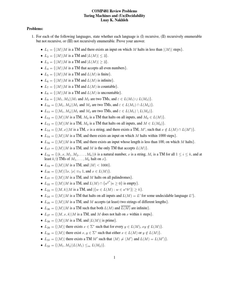 TuringMachine Must Read Guide | PDF | Teaching Mathematics | Logic