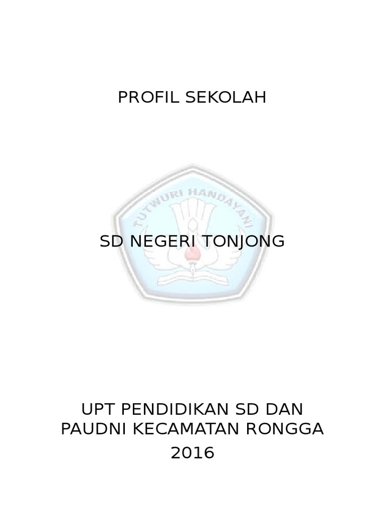 Cover Profil Sekolah | PDF