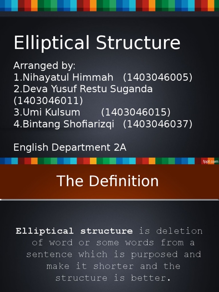 Understanding Elliptical Structures | PDF | Sentence (Linguistics ...