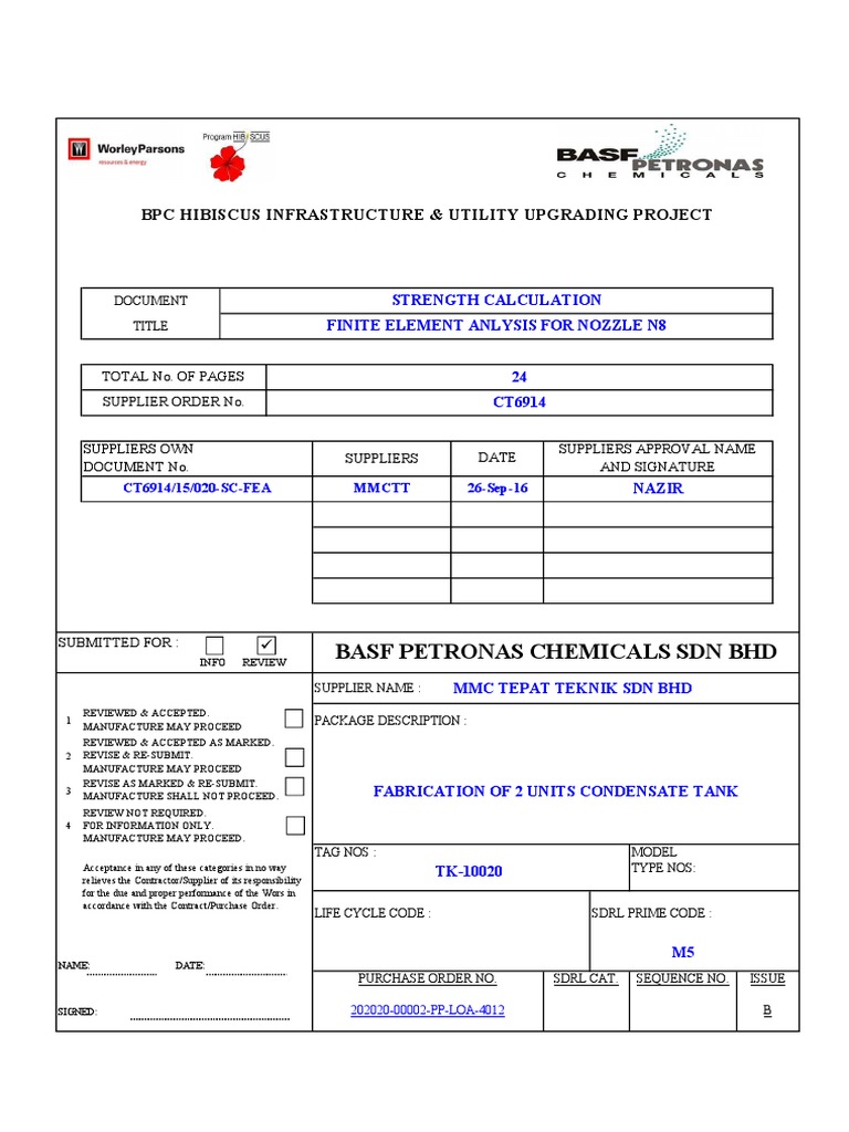 Nozzle FEA | PDF | Finite Element Method | Mechanical Engineering