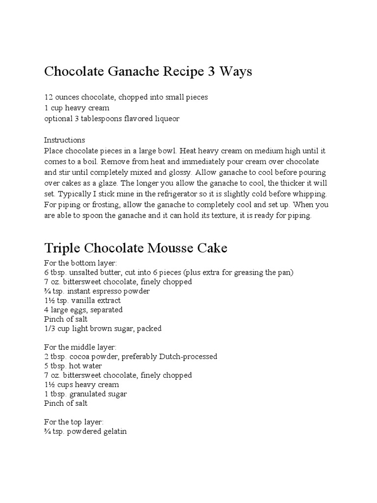 Chocolate Cake Recipes | Download Free PDF | Cakes | Cupcake