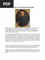 Materi Teori Sosiologi Auguste Comte | PDF
