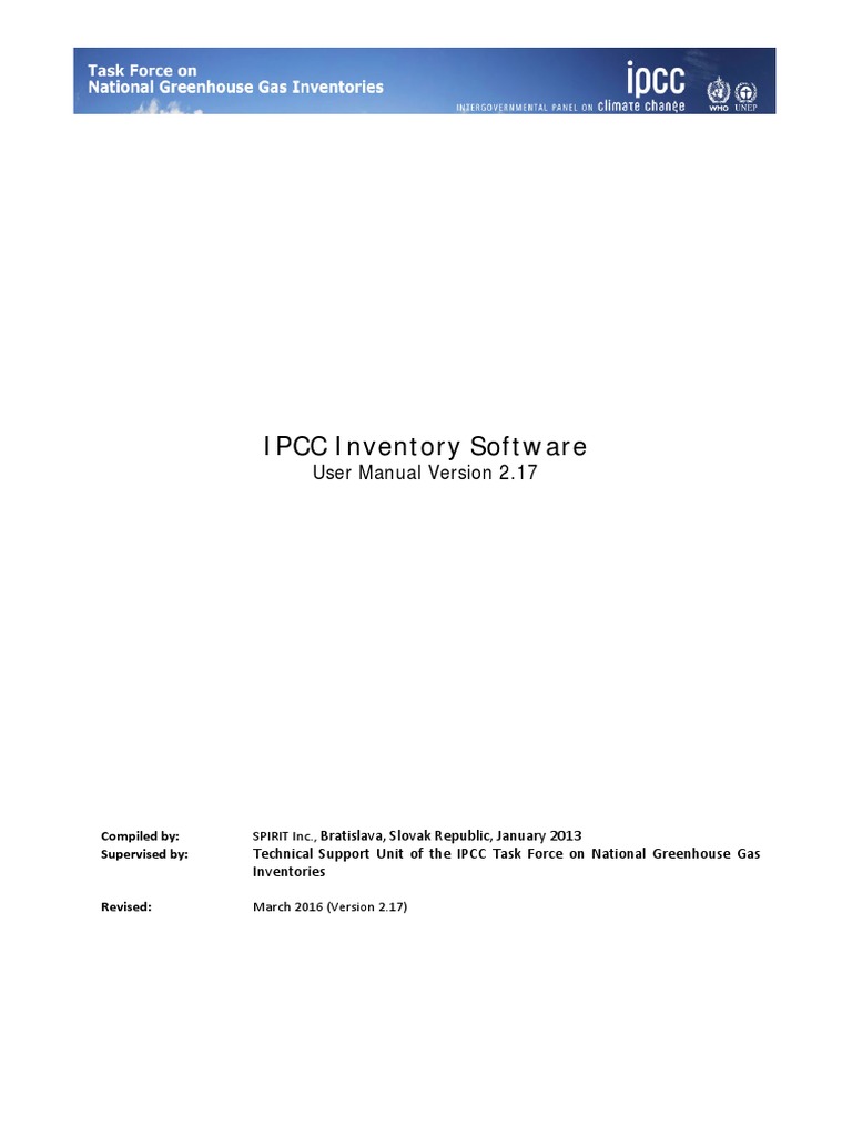 IPCC Inventory Software: User Manual Version 2.17 | PDF | Superuser | Databases