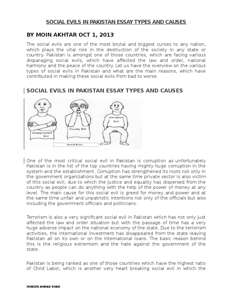 Social Evils in Pakistan: Types & Causes | PDF | Child Marriage | Smuggling