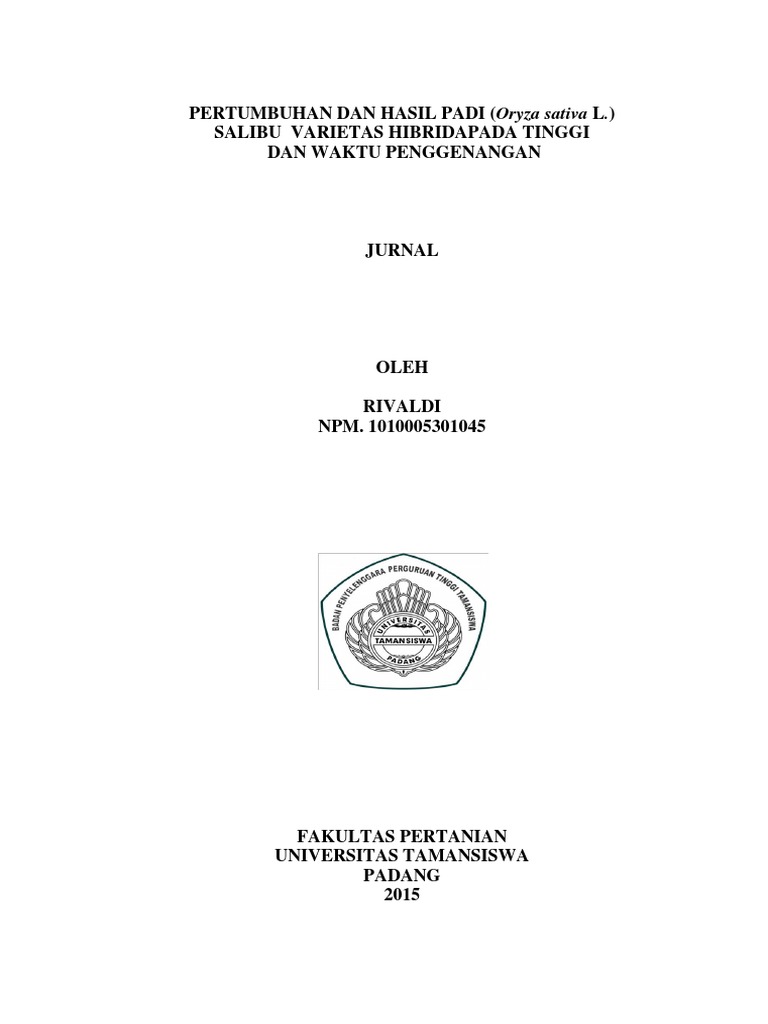 Jurnal Rivaldi | PDF