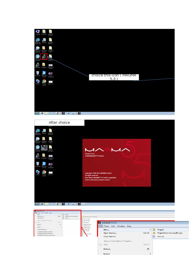 MAGMA How To Use | PDF | Casting (Metalworking) | Computer File