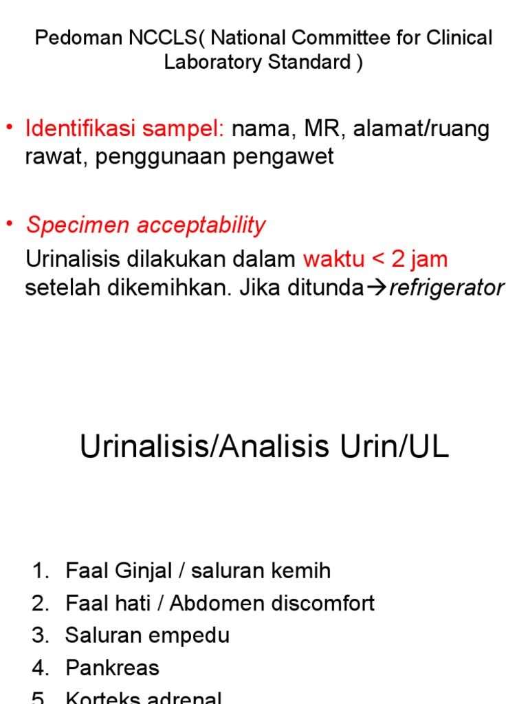 Diagnosa Urinalisa | PDF