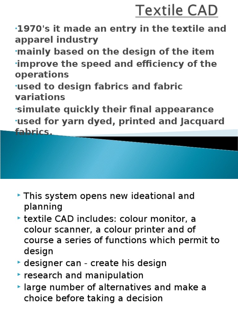 Textile CAD | PDF | Textiles | Weaving