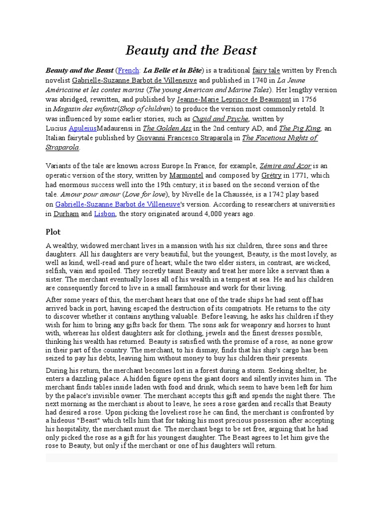 Beauty and The Beast | PDF