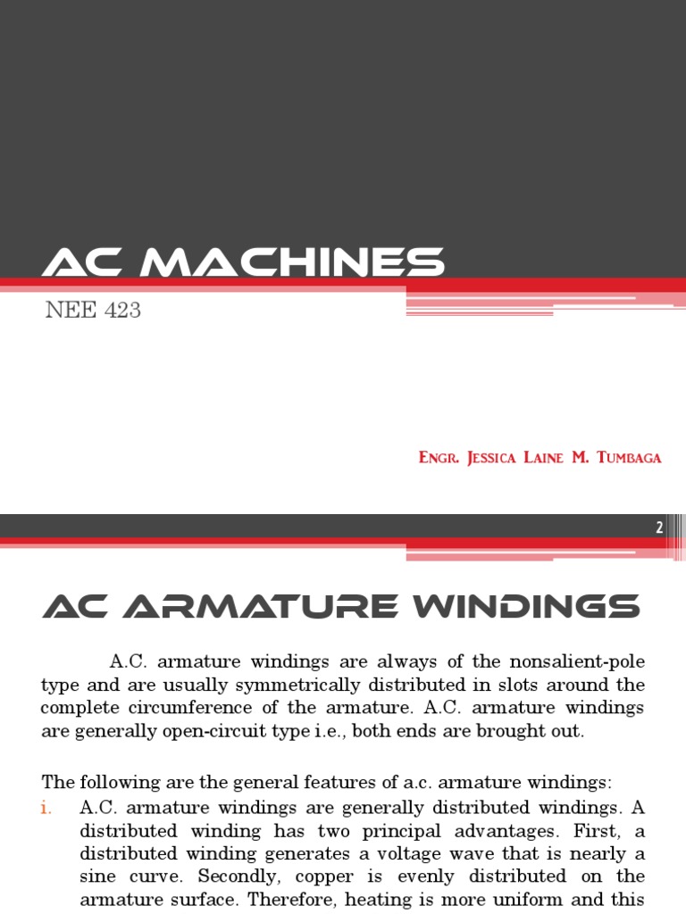 AC Machines 2 | Download Free PDF | Alternating Current | Electromagnetism