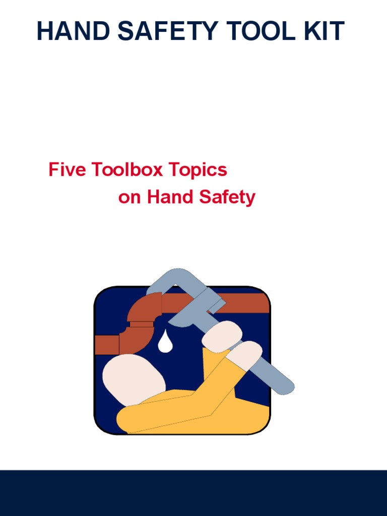 Hand Safety Toolkit | PDF | Wound | Housekeeping