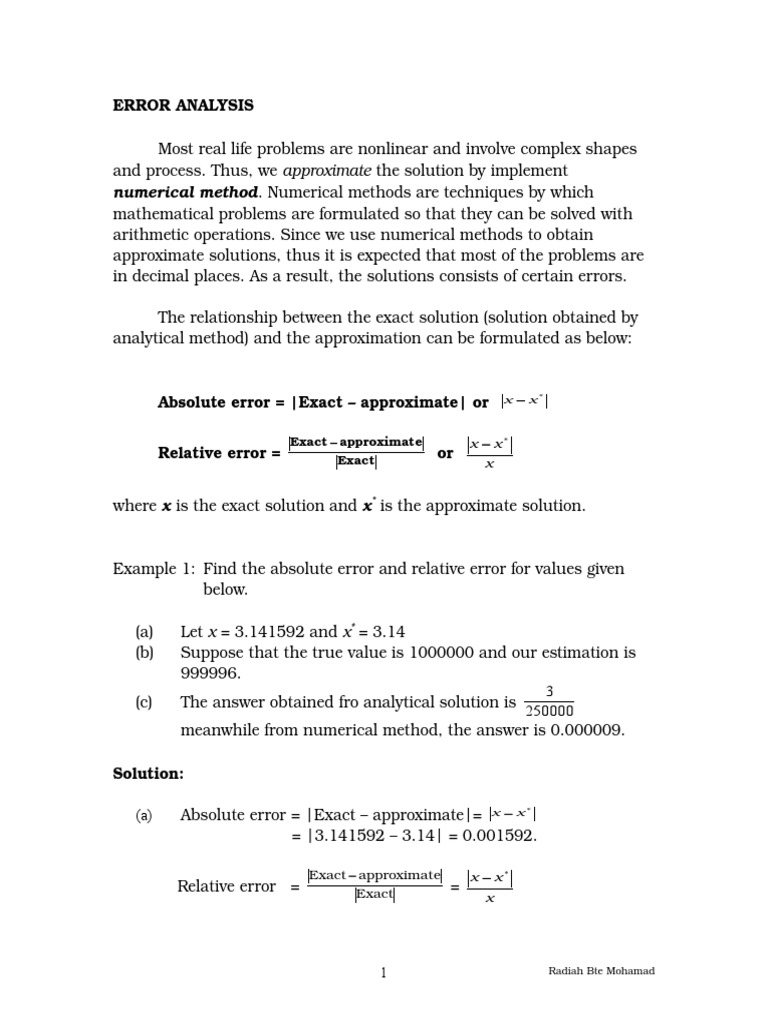 Error Analysis | PDF | Teaching Methods & Materials