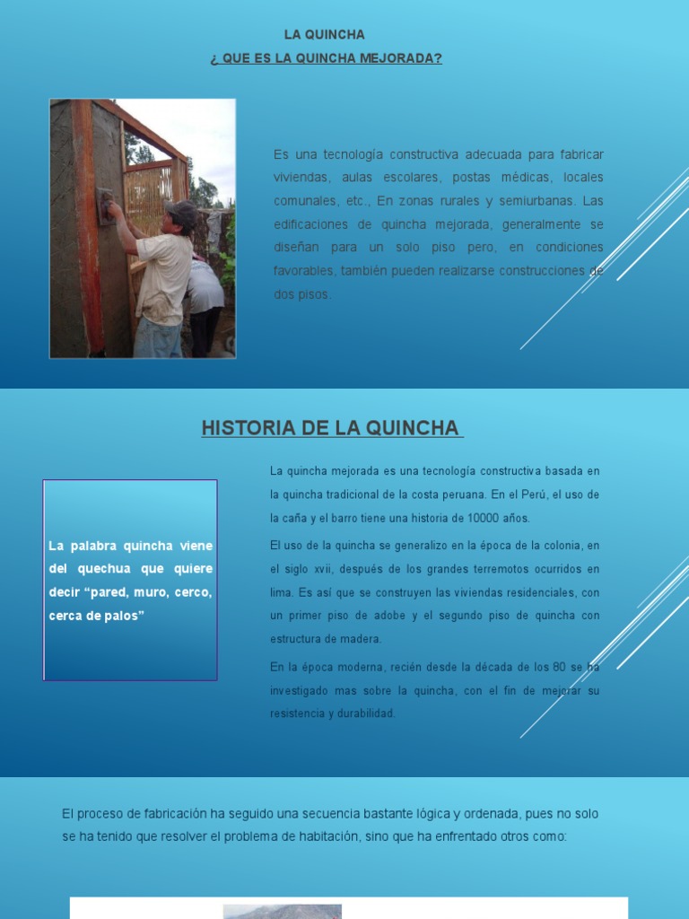 La Quincha | PDF | Ingeniería de Edificación | Science