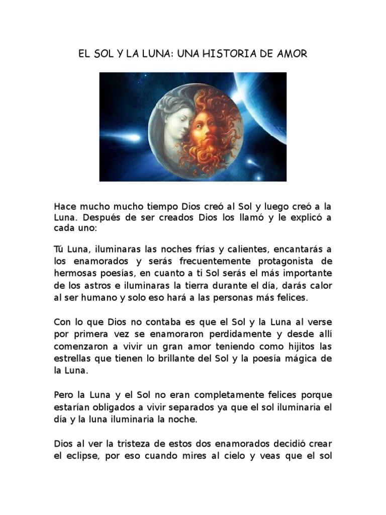 El Sol y La Luna | PDF