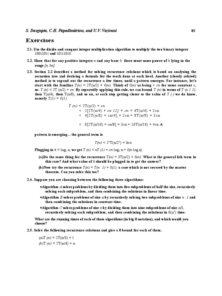 002 Dcproblems | PDF | Time Complexity | Matrix (Mathematics)