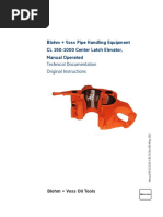 Rotary Slips Maintenance Manual | PDF | Pipe (Fluid Conveyance) | Elevator