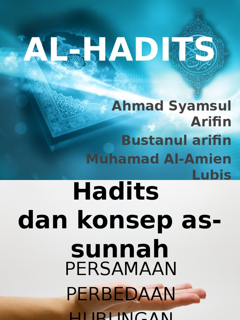 AL-HADITS Presentasi | PDF