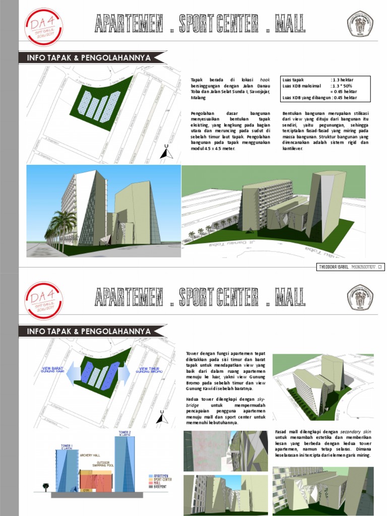 Konsep Awal Desain Mixed Use Building | PDF