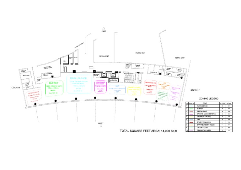 CSIA Airport Lounge: Zoning and Theme Layout | PDF
