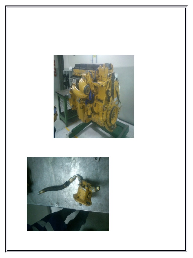 Desarmado de Motor Cat Informe | PDF