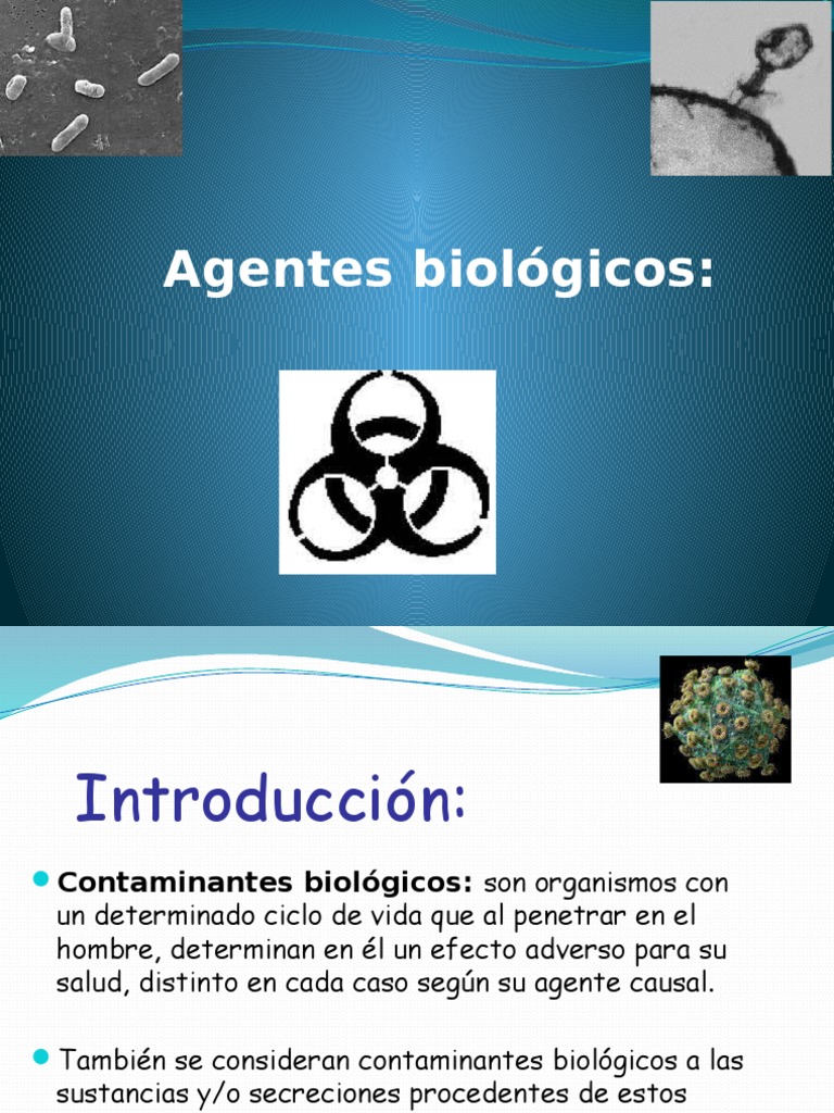 Agentes Biologicos | PDF | Infección | Microbiología