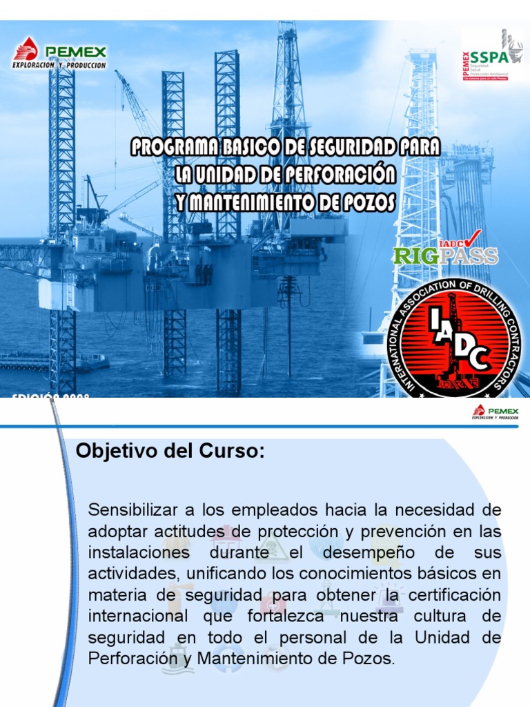 Curso de Certificación Rig Pass | PDF | Mercancías peligrosas ...