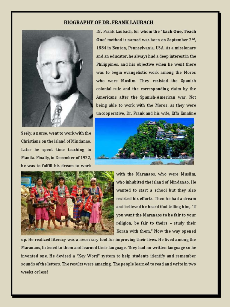 Frank Laubach | PDF | Literacy | Teaching And Learning