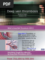 Wells Score For DVT Probability | PDF | Thrombosis | Vein