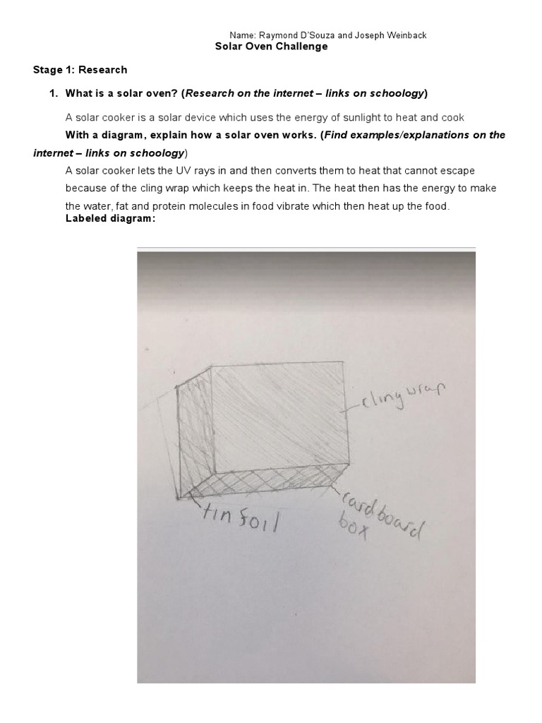 Solar Oven Challenge Report | PDF | Solar Energy | Building Insulation