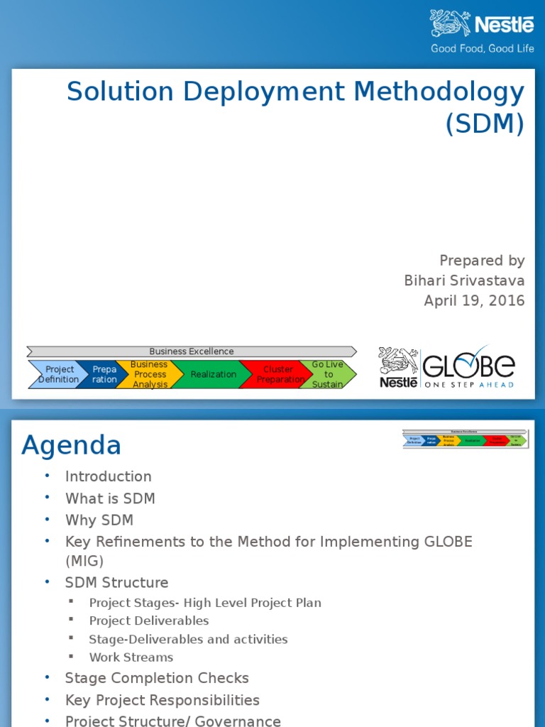 SDM Presentation | PDF | Project Management | Software Development Process