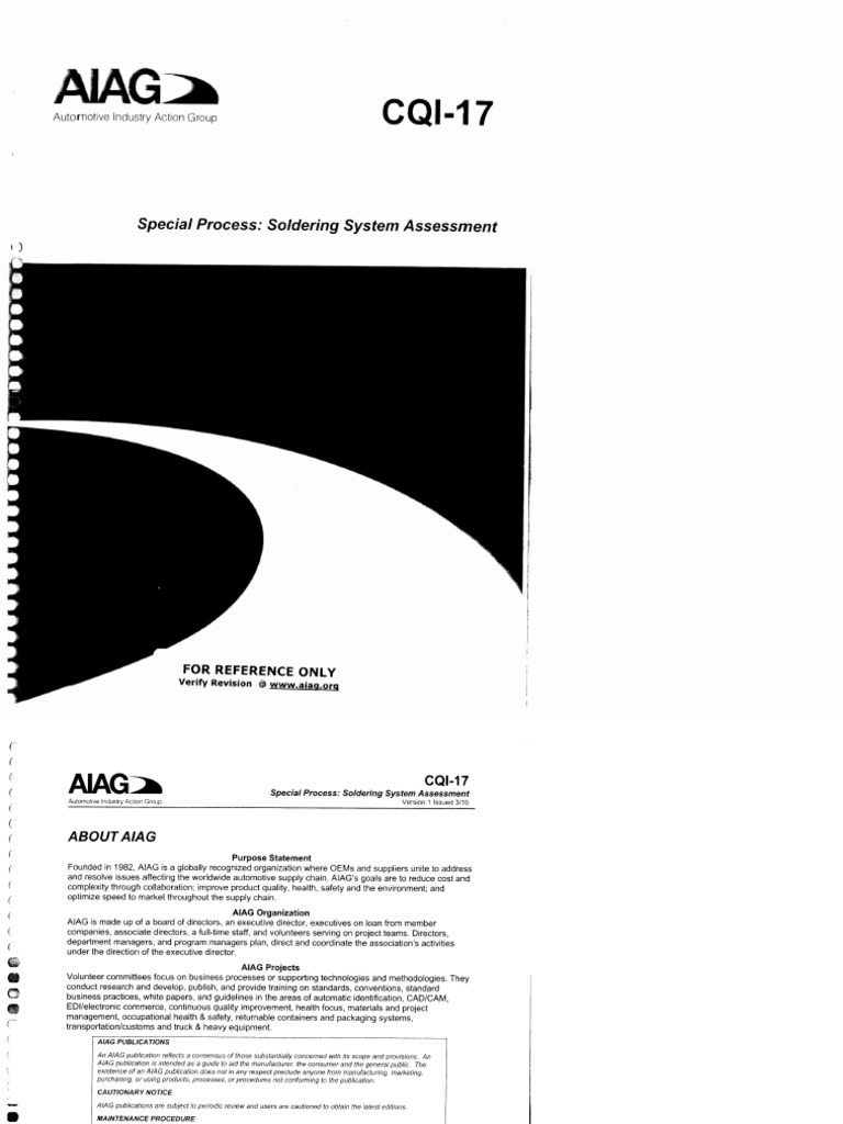 CQI-17 Soldering System Assessment