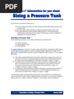 Pressure Tank Calculation | PDF | Tanks | Pump