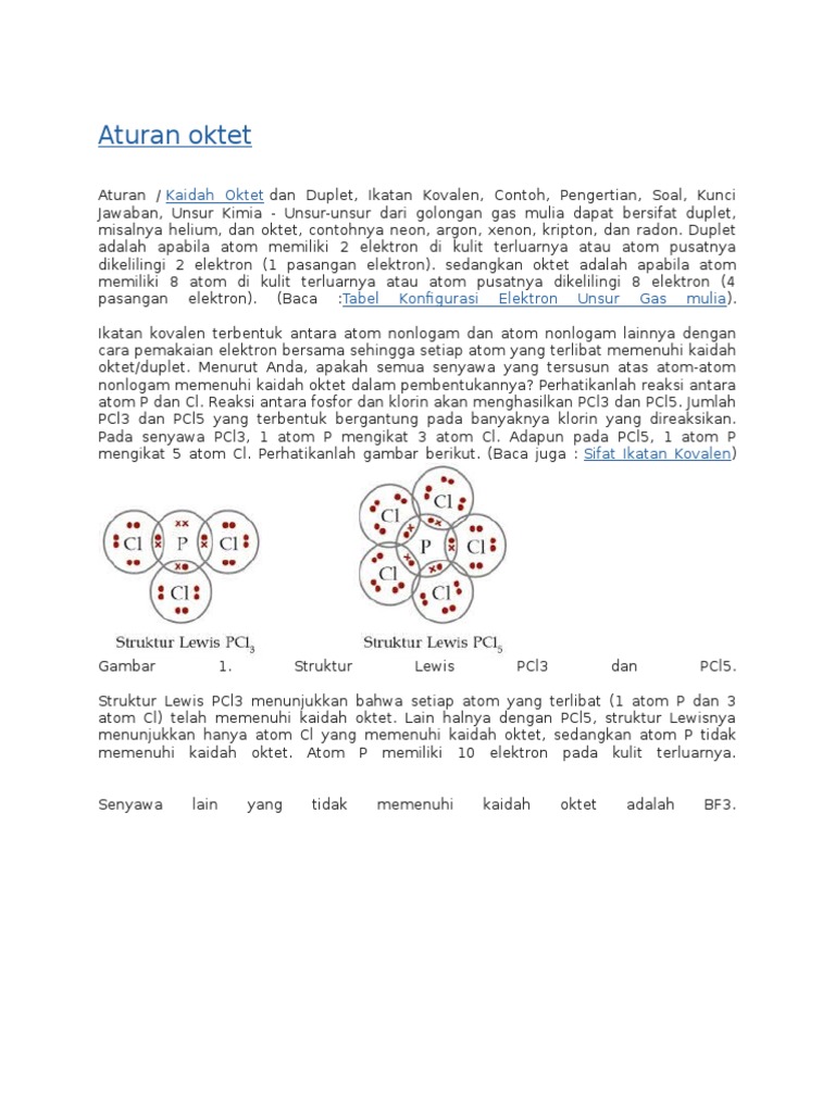 Aturan Oktet | PDF | Sains & Matematika