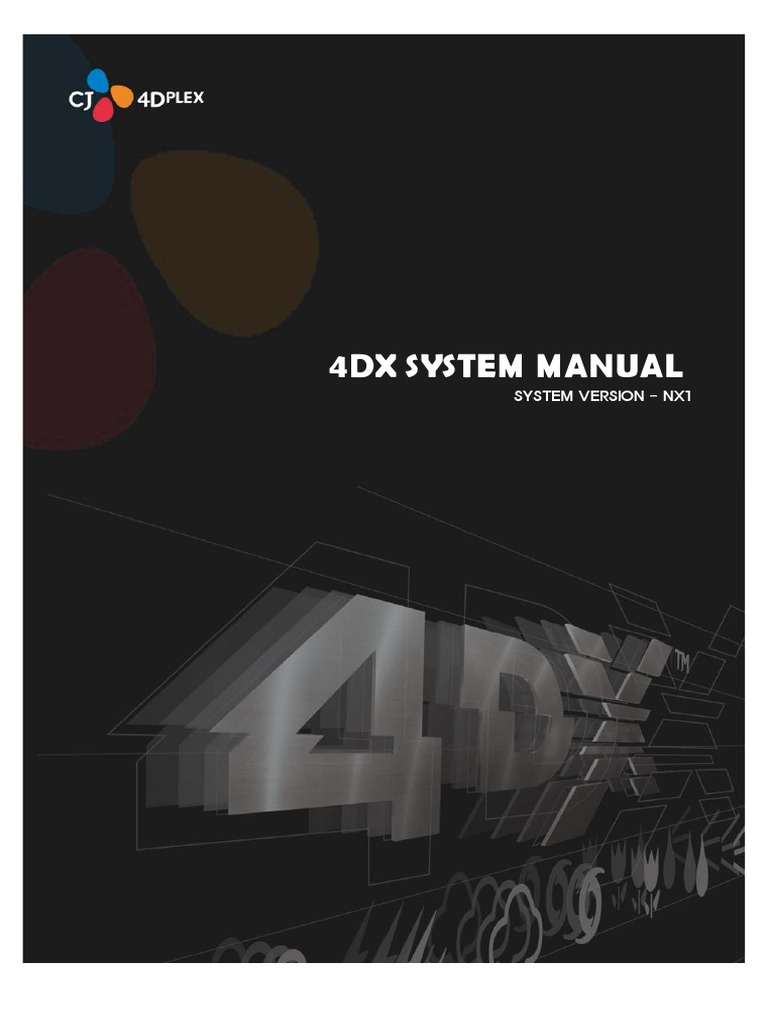 4DX Pro System Manual - Eng | PDF | Electrical Connector | Electrical ...