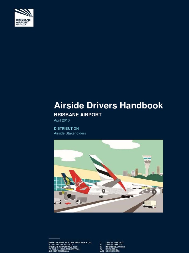 Airside Drivers Handbook: Brisbane Airport | PDF | Speed Limit | Airport