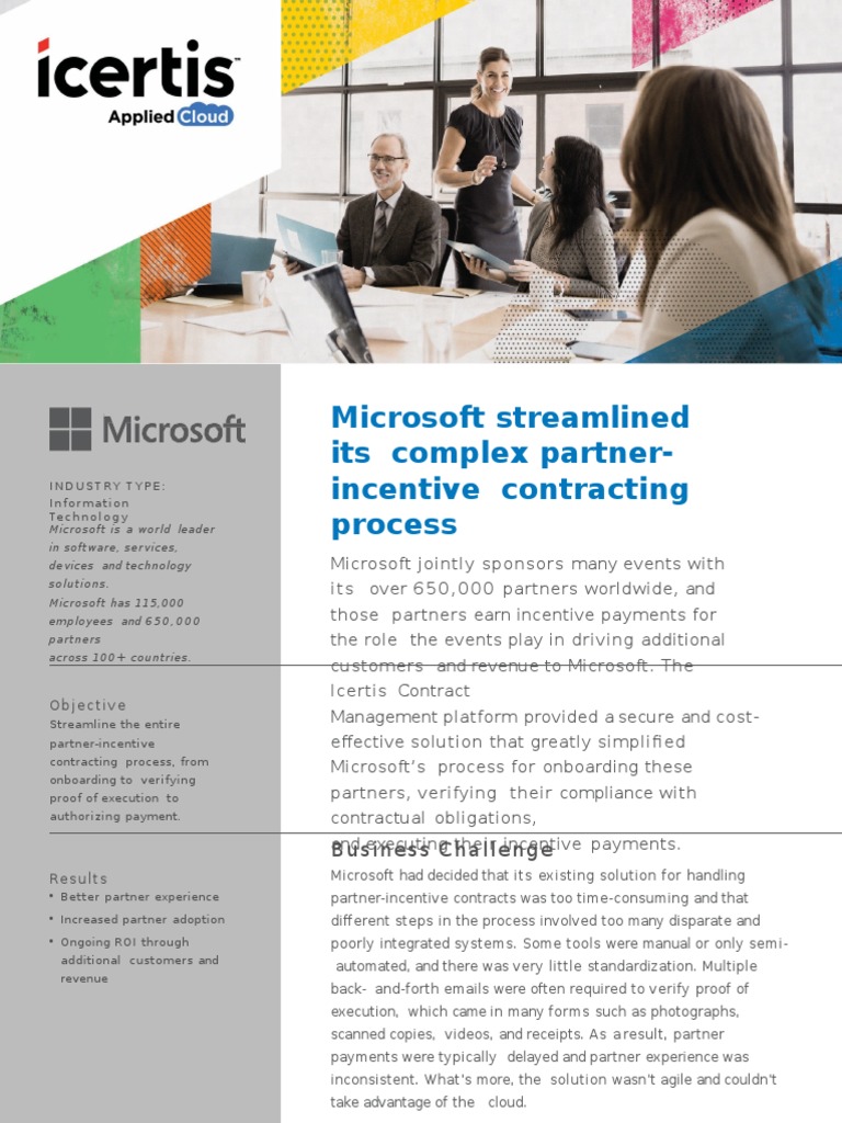 Icertis Contract Management Software Helps Microsoft To Simplify Its ...