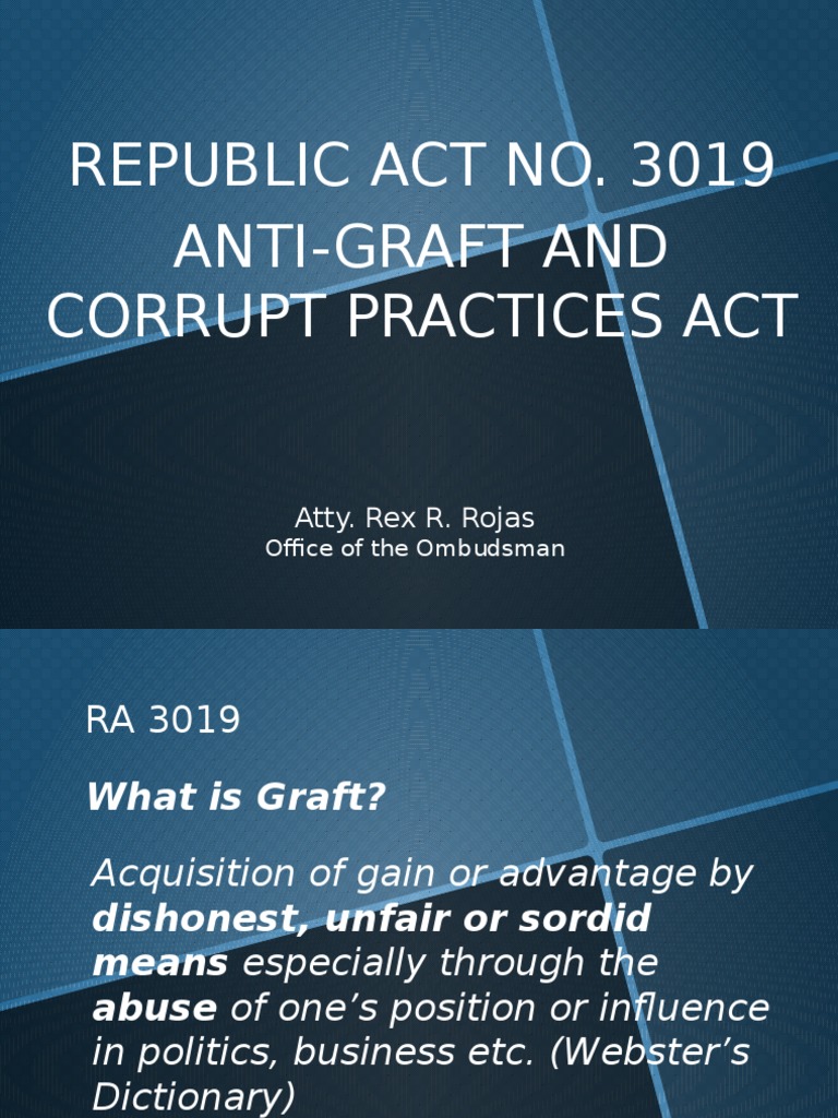 Ra 3019 | Legal Personality | Negligence